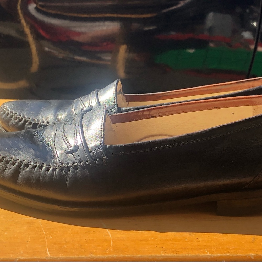 Florsheim Como 454435 Men's Black Leather Slip On Loa… - Gem